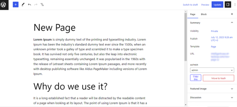 What is a Private Page in WordPress? (Beginner's Guide)