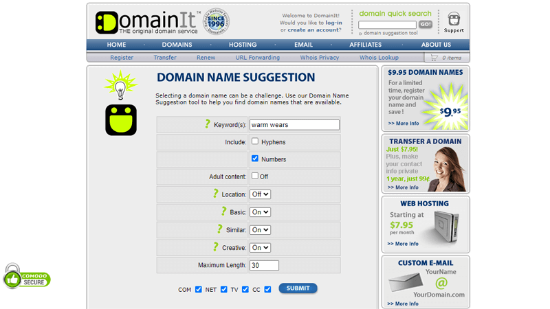 17 Best Domain Name Generators for Good Domain Name 2024